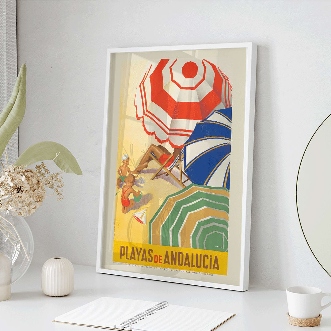 Poster | Playas de Andalucia · José Morell (1939) | MORYARTY